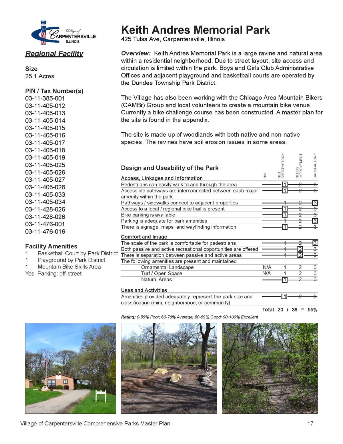 05- Carpentersville Keith Andres Park - Upland Design