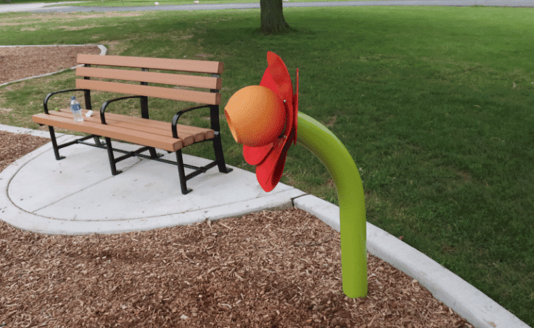 Fairview Park Playground Flower Talk Tube - Upland Design